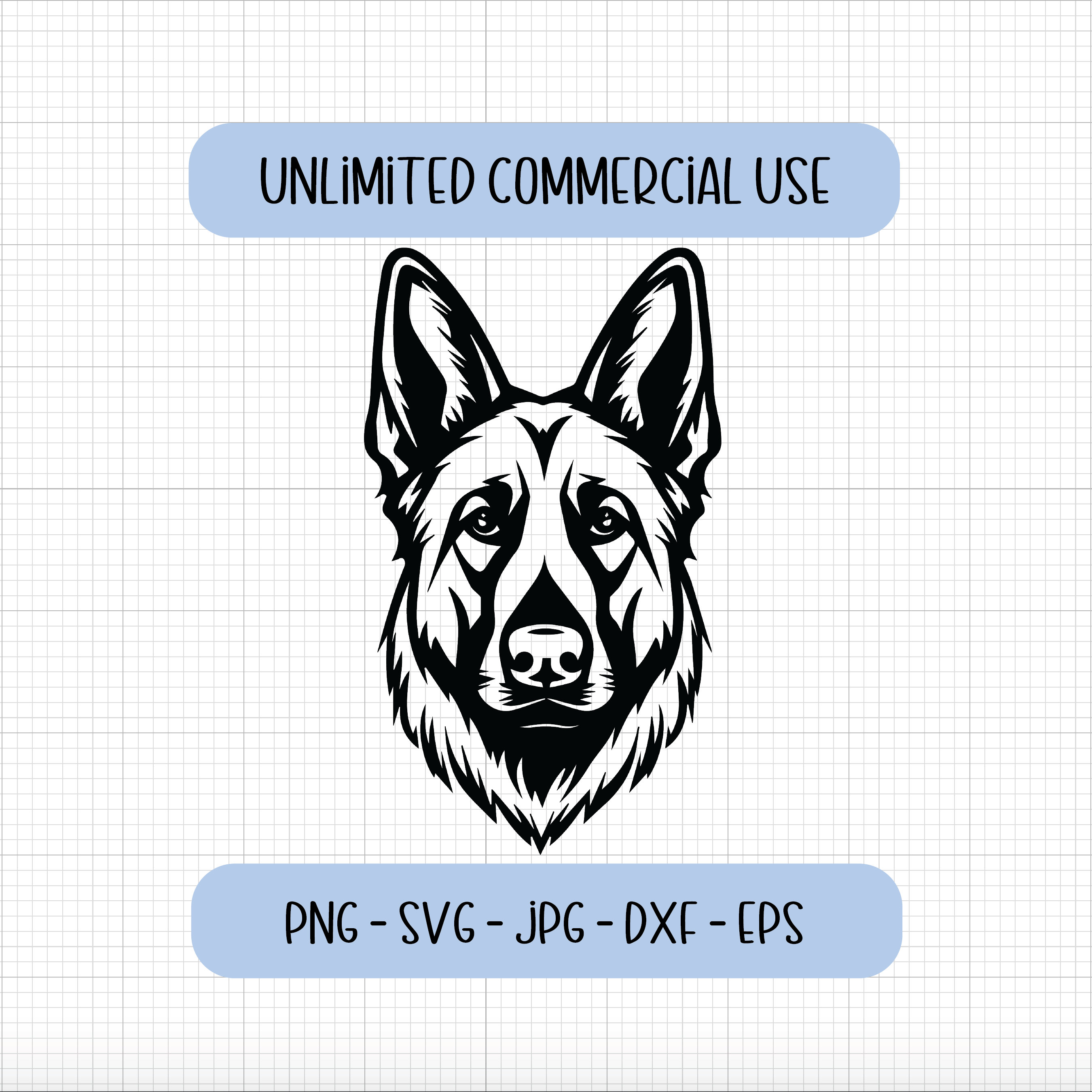 German Shepherd SVG, German Shepherd Cut Files, Cute German Shepherd ...