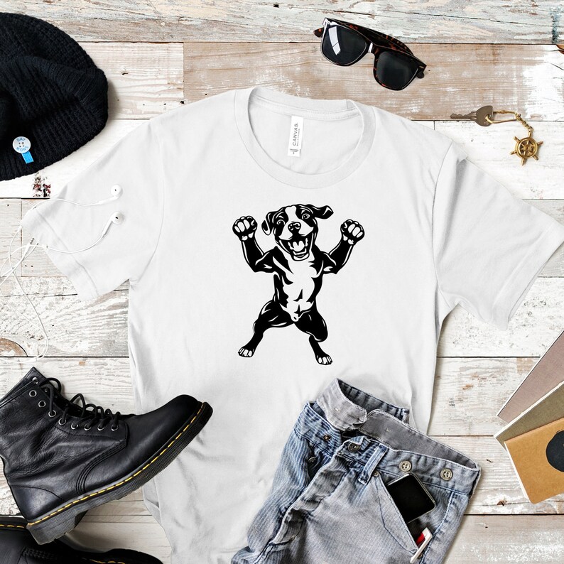 Pit Bull SVG, Pit Bull PNG, Happy Pit Bull Puppy Digital Download, Svg ...