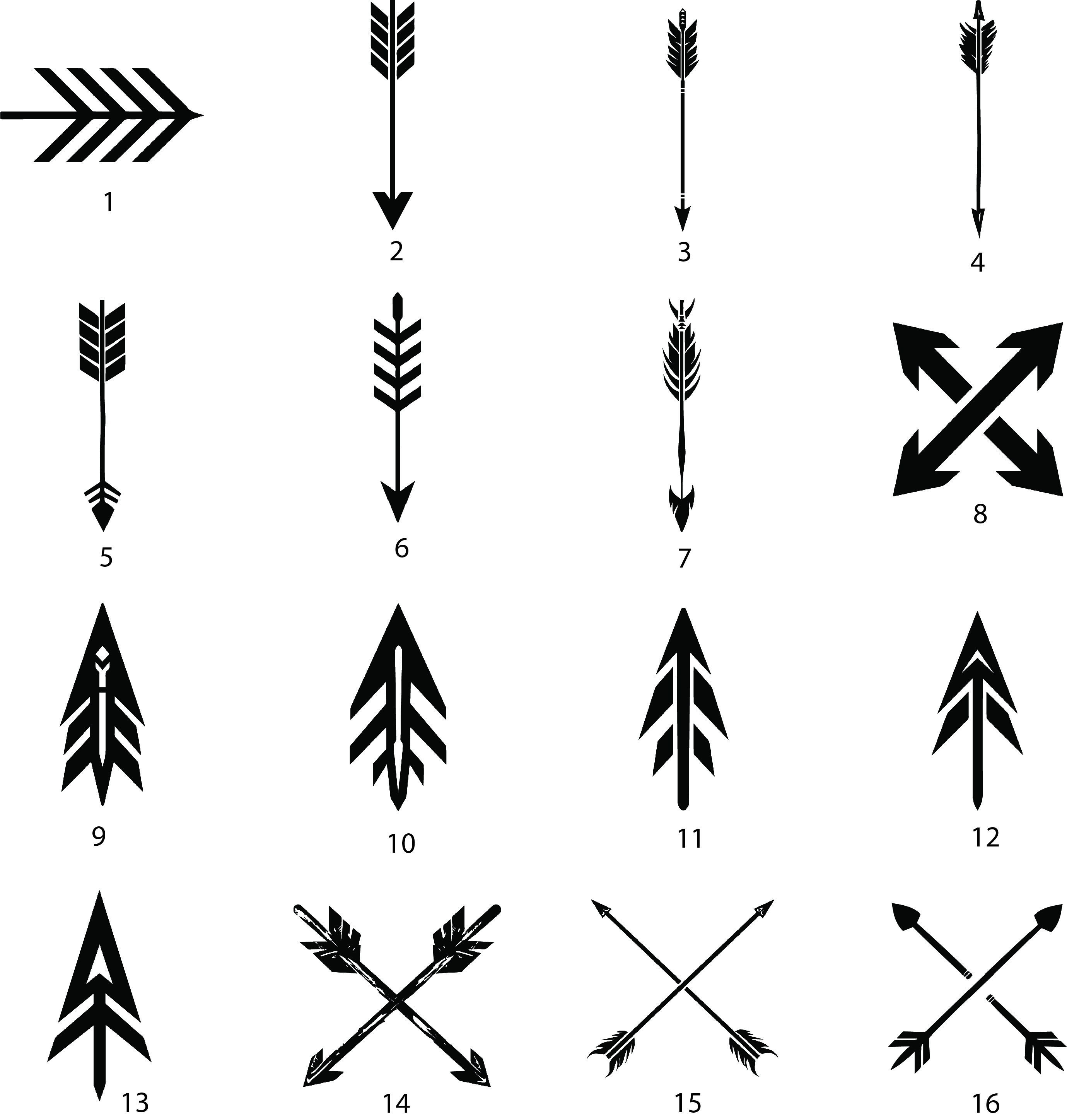 16 Arrows SVG Bundle! Arrowhead Svg, Arrow Png, Arrow Clipart, Arrow ...