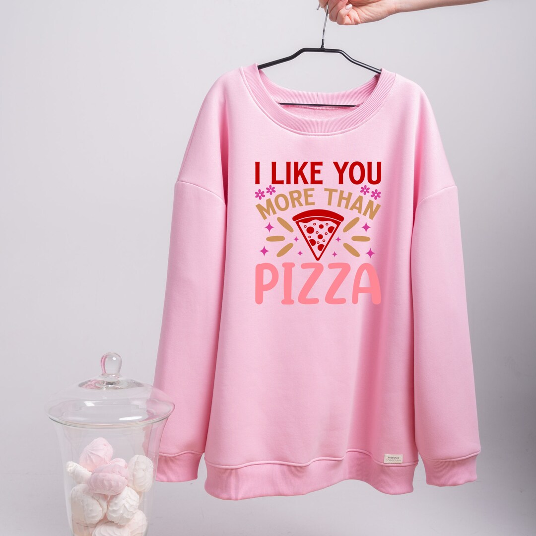 I Like You More Than Pizza SVG PNG Dxf Eps, Including Color and Black ...