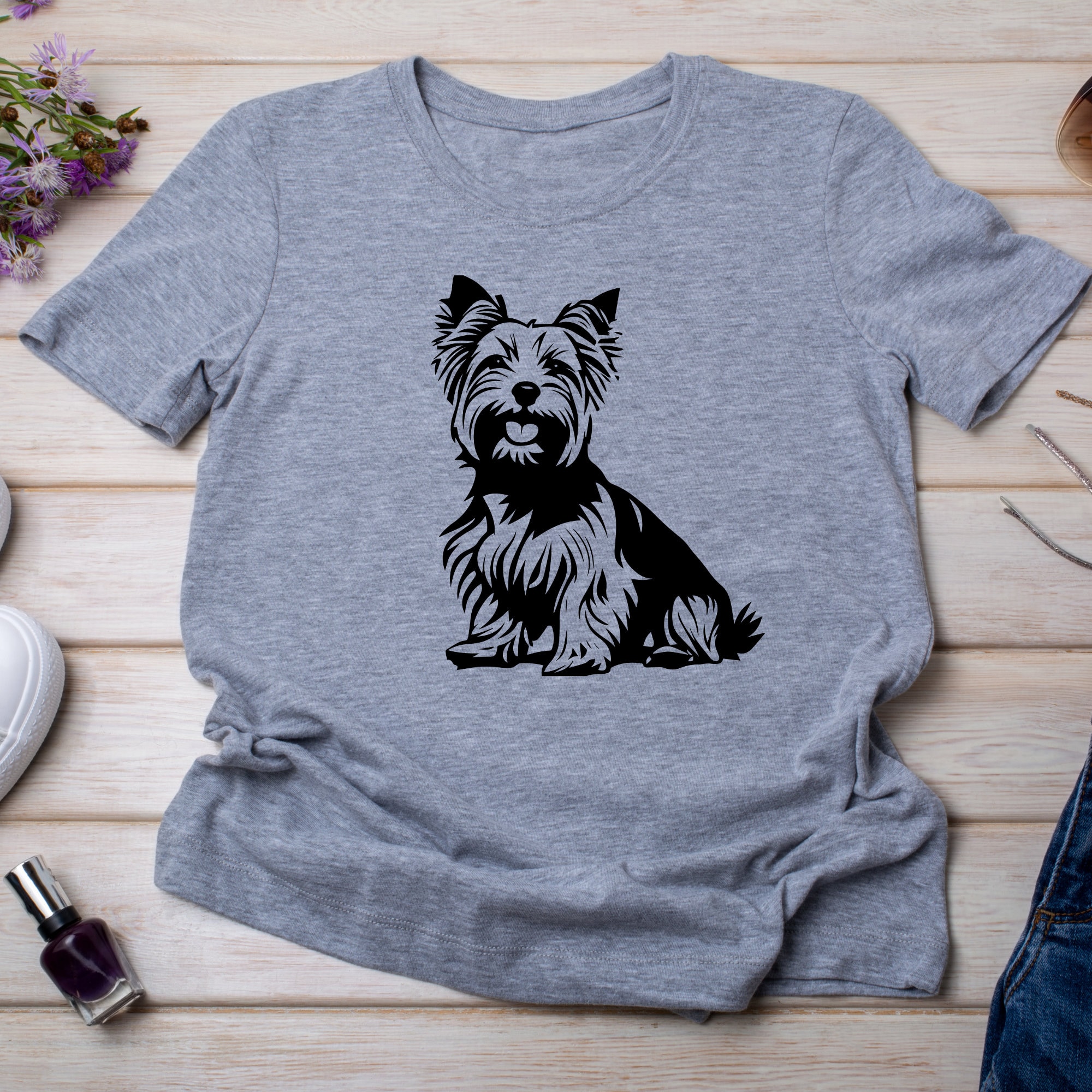 Yorkie SVG, Yorkie PNG, Yorkie DXF, Cute Yorkie Digital Download, Yorkie Mom, Yorkie Shirt ...