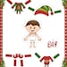 Christmas Paper Dolls With Santa, Mrs. Claus and BONUS Elf! Fun ...
