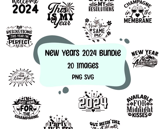Here Comes 2024 Svg, Hello 2024 Svg, New Year 2024 Svg, New Year Shirt ...