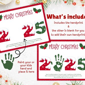 Christmas Handprint Poem Art, Keepsake Gift (digital Download) - Etsy