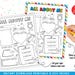 All About Me Worksheet: Kids Activity, Coloring Page (digital Download ...