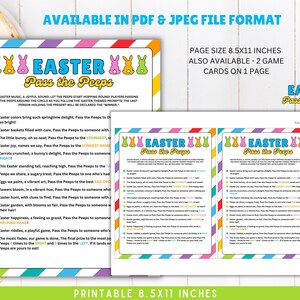 Easter Party Games, Pass the Prize Game, Printable Pass the Present ...