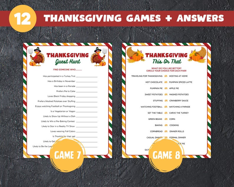 Thanksgiving Games Printable, Thanksgiving Left Right Game ...