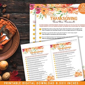 Pass the Pumpkin Game Printable, Prize Left Right Game, Easy ...