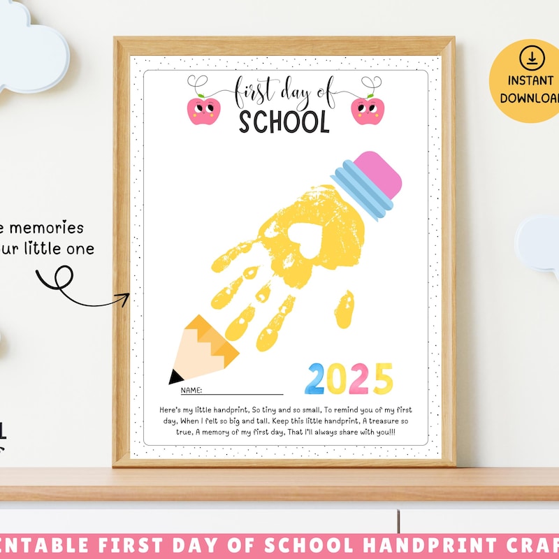 Handprint Keepsake - Etsy