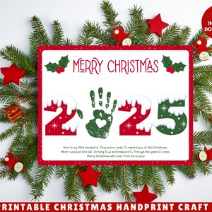 Christmas Handprint Poem Art, Keepsake Gift (digital Download) - Etsy