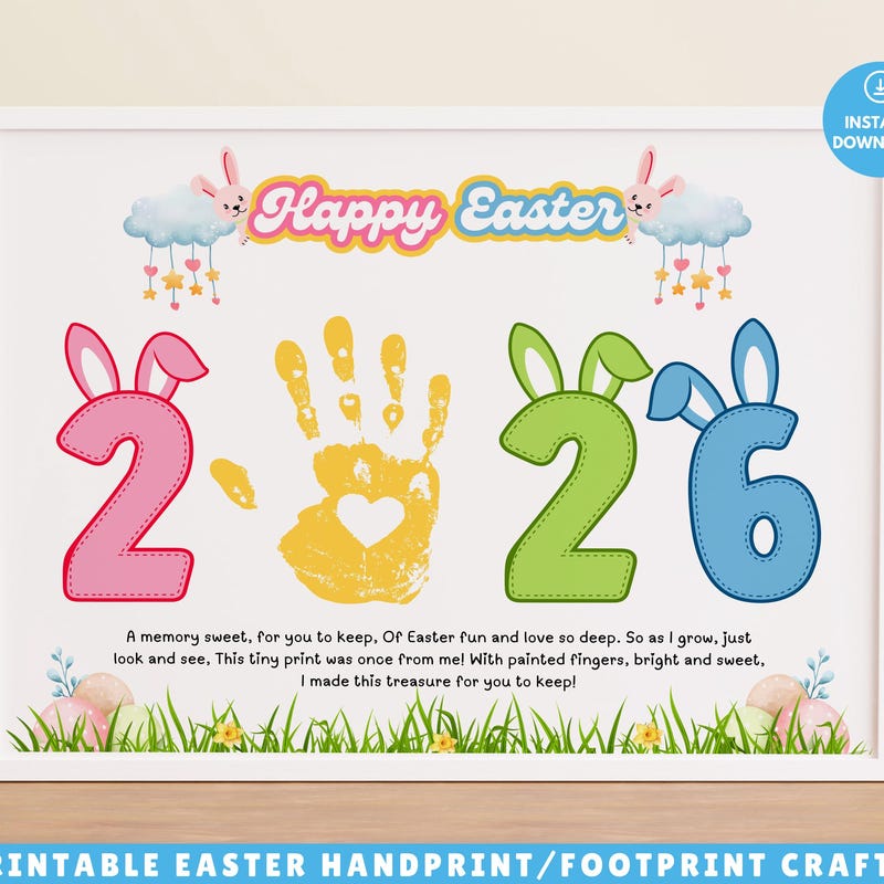 Easter Handprint 2026 - Etsy