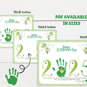 St. Patrick's Day Handprint Craft, 2025 St. Patrick's Day Handprint ...