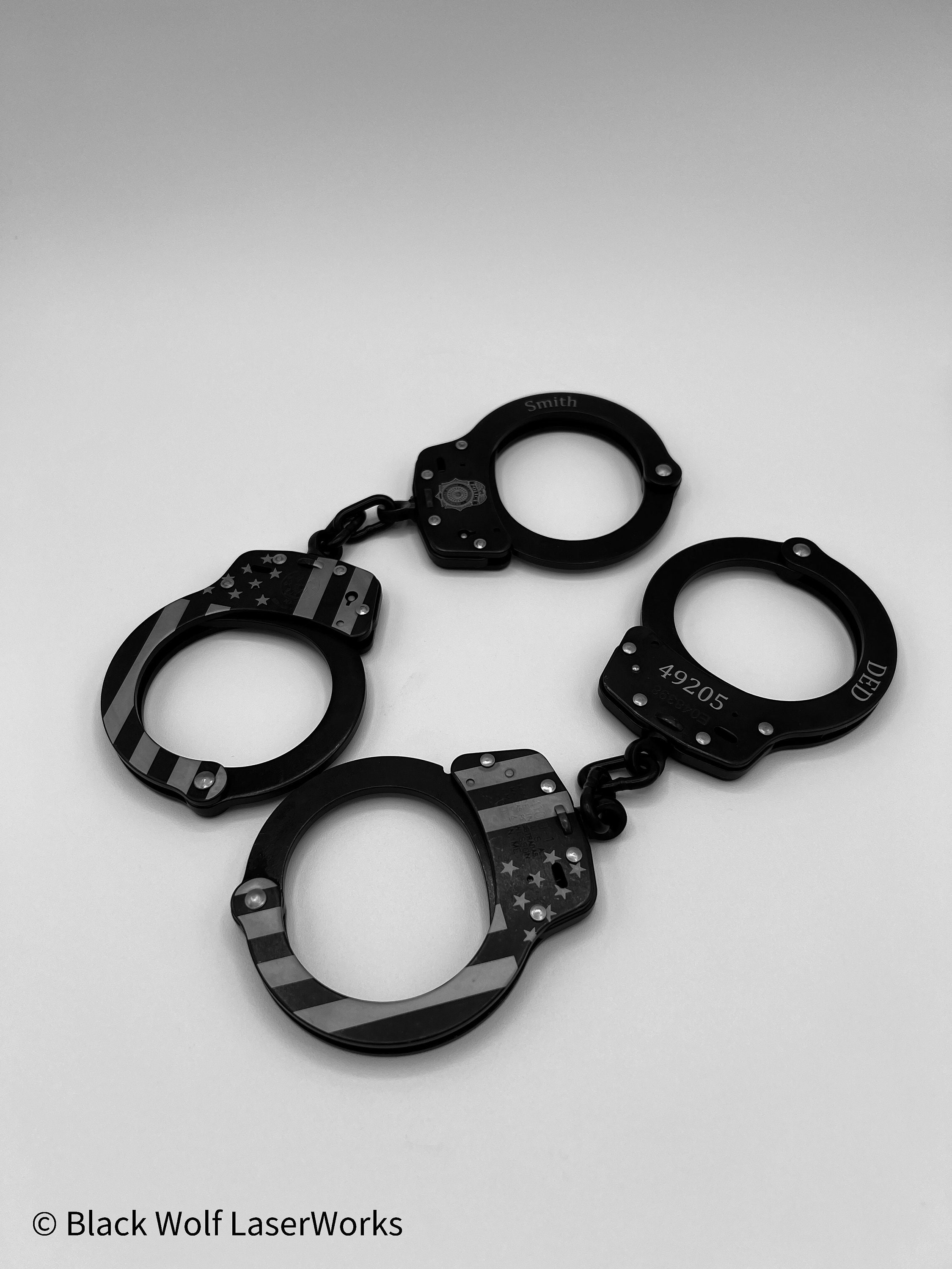 Smith & Wesson Custom Handcuffs US Flag - Etsy