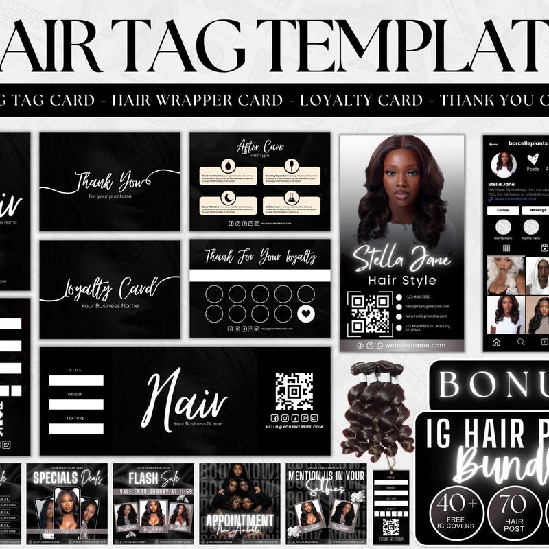 Wig Tags - Etsy