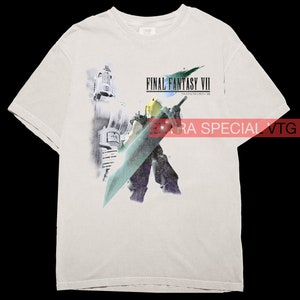 Vintage Inspired Final Fantasy 7 Shirt - FFVII Box Art Cover Shirt - Etsy