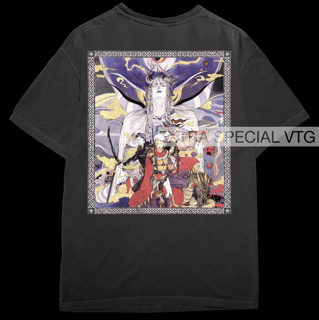 Final Fantasy II Shirt | Back Print - Etsy