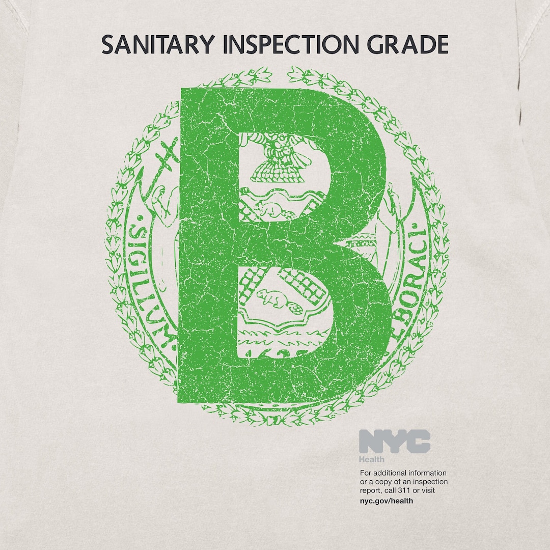 New York City Shirt, Kitchen Inspection Grade B Funny Chef Shirt for ...