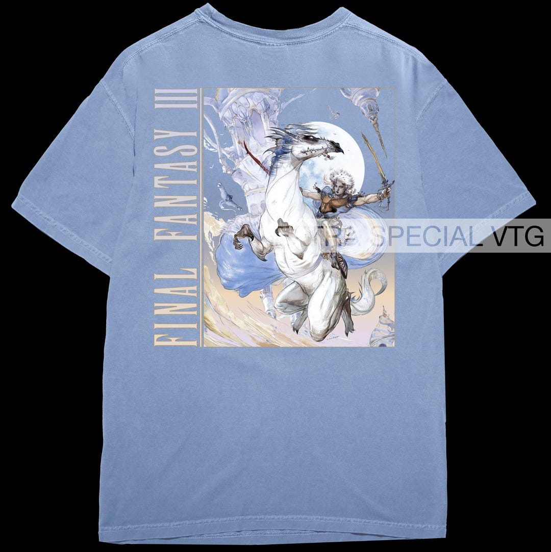 Final Fantasy III Shirt | Back Print - Etsy