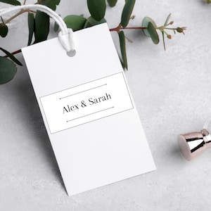 60 Minimalistic Name Tags, Labels Editable in Canva Labels for Pantry ...