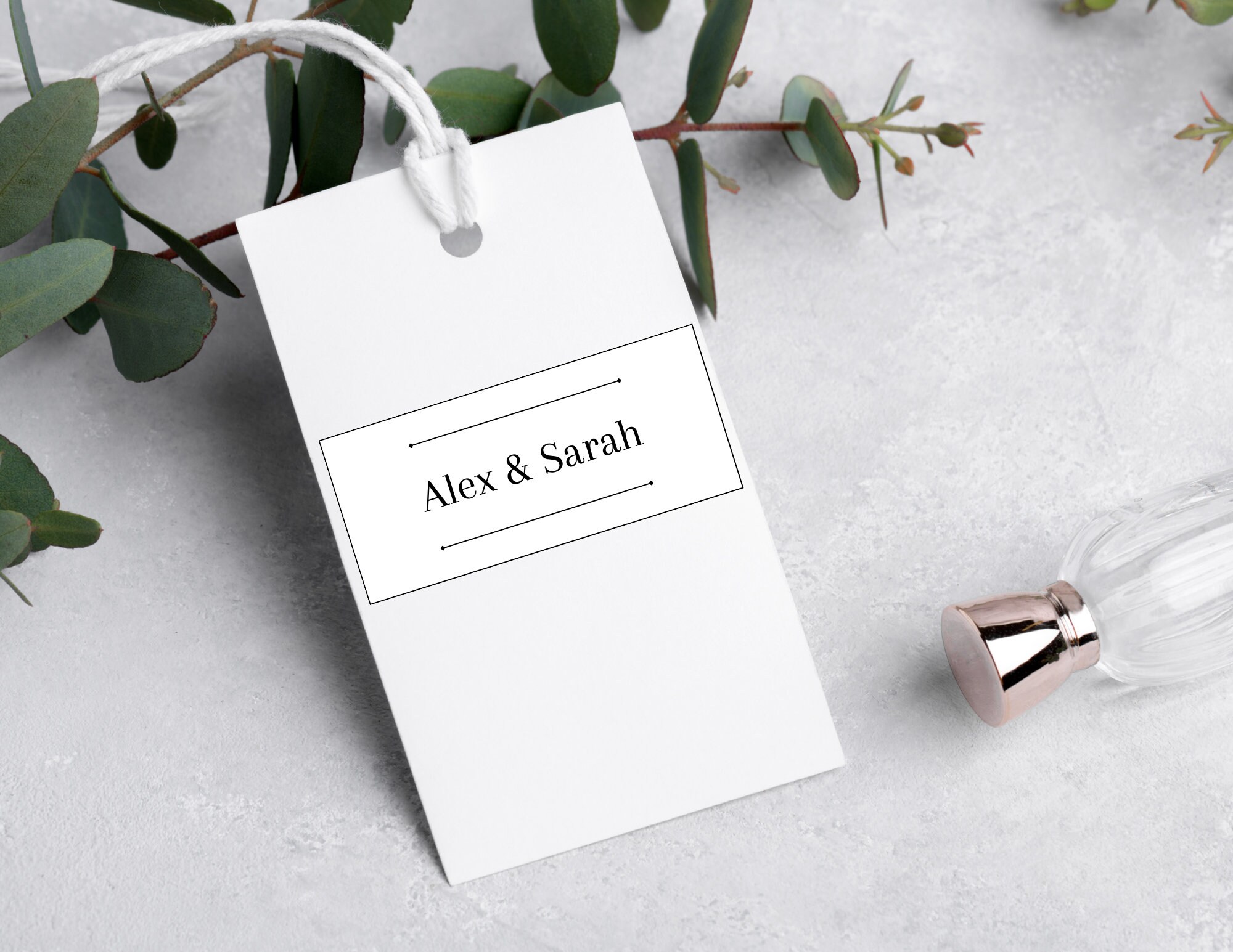 60 Minimalistic Name Tags, Labels Editable in Canva Labels for Pantry ...