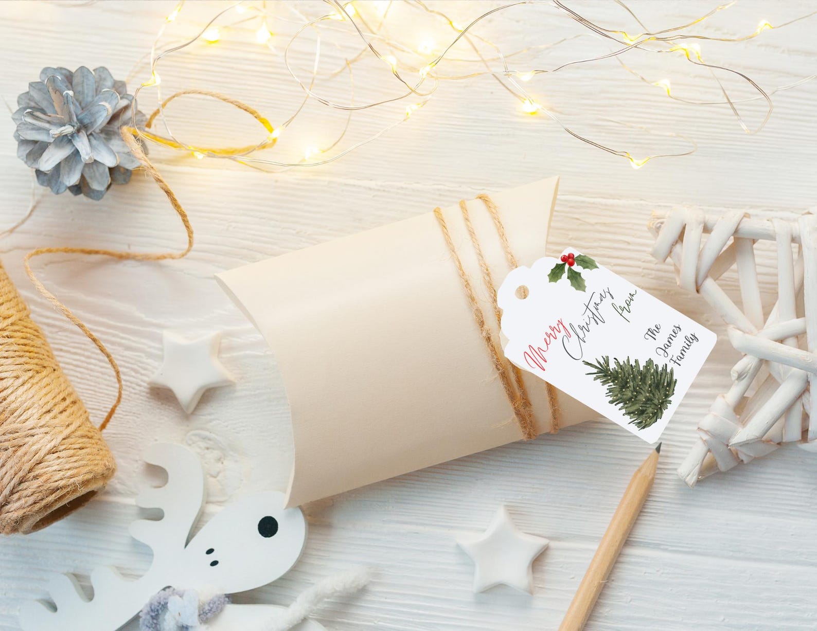 Christmas Gift Tags, Editable Gift Labels, Personalized Gift Tags ...