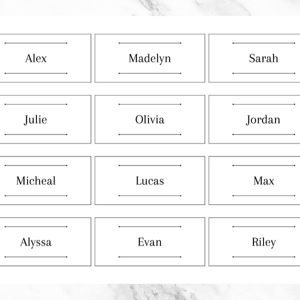 Minimalistic Label - Etsy