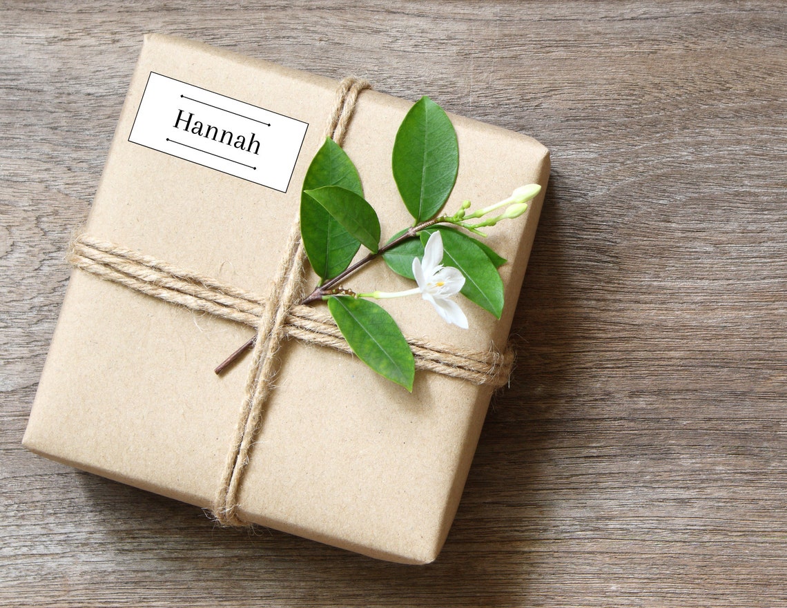 60 Minimalistic Name Tags, Labels Editable in Canva Labels for Pantry ...