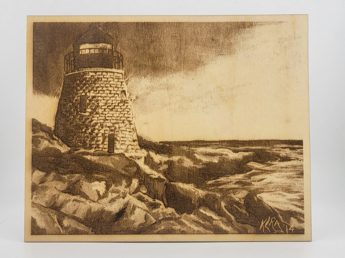 Lighthouse Laser Engraving - Etsy