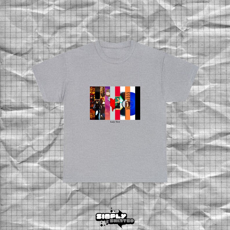 Kanye West UNISEX Albums Tee, Ye Graphic Tee, Graduation Tee, Kanye ...