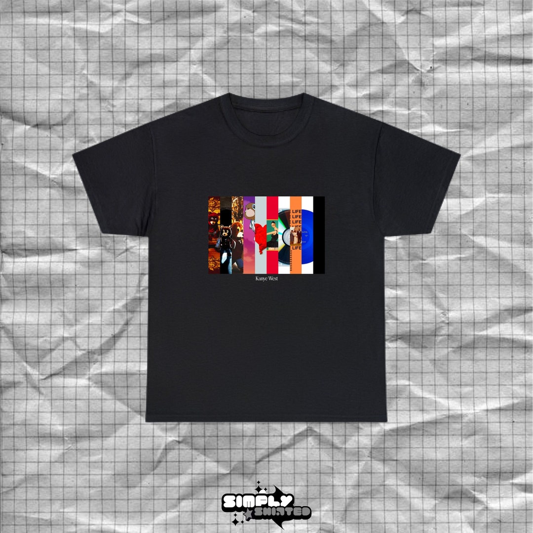 Kanye West UNISEX Albums Tee, Ye Graphic Tee, Graduation Tee, Kanye ...