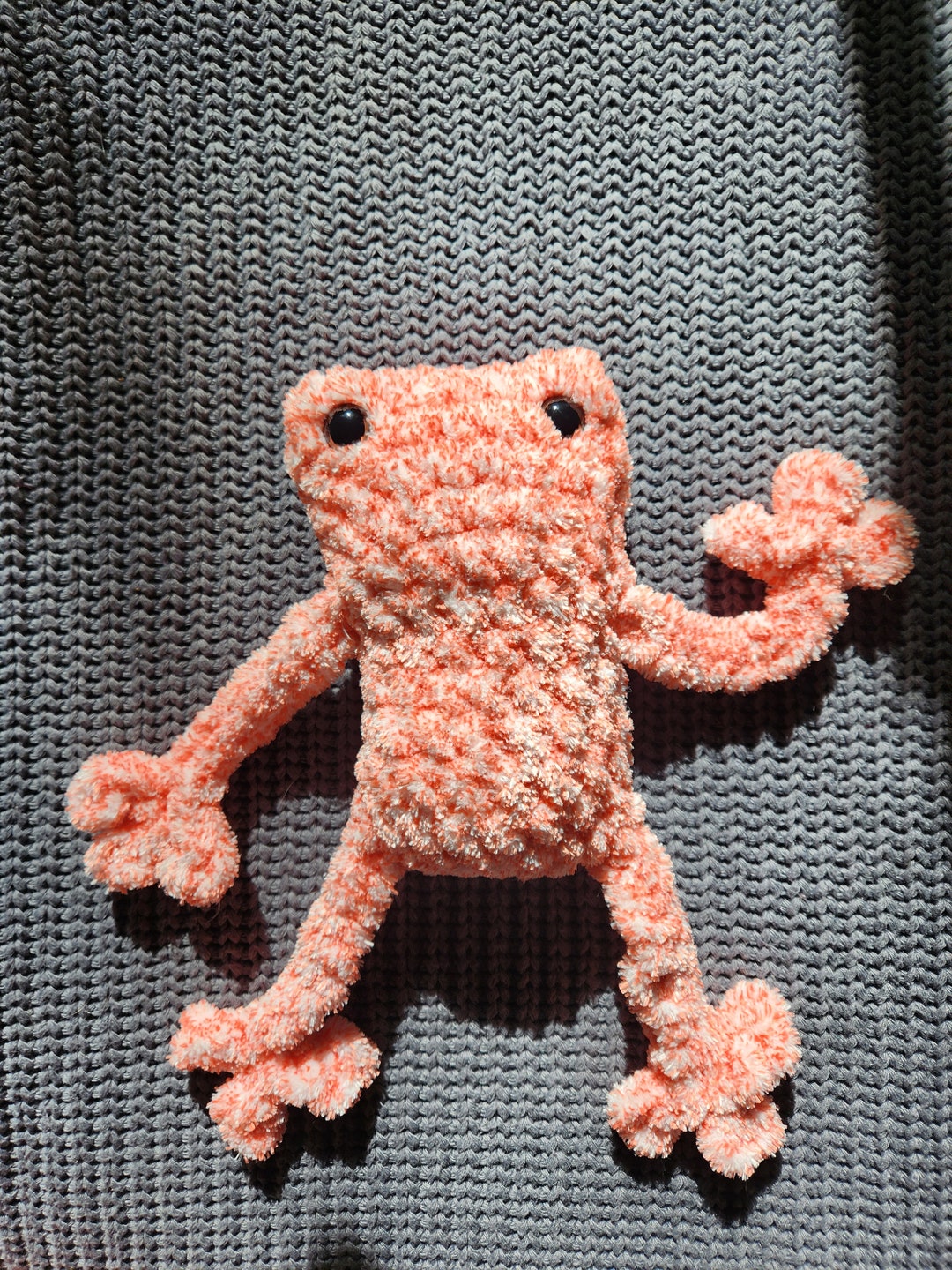 Crocheted Leggy Frog - Etsy