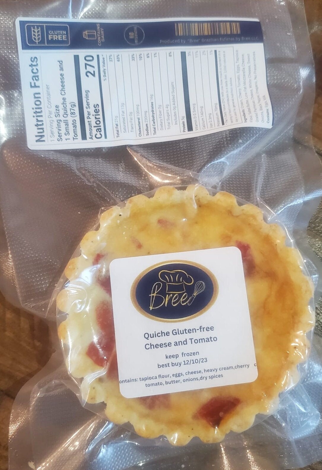 Small Quiche Gluten Free Box With 6 - Etsy