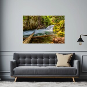 Oregon Waterfall Image, Summer, Fine Art Print, Wall Art, Landscape ...