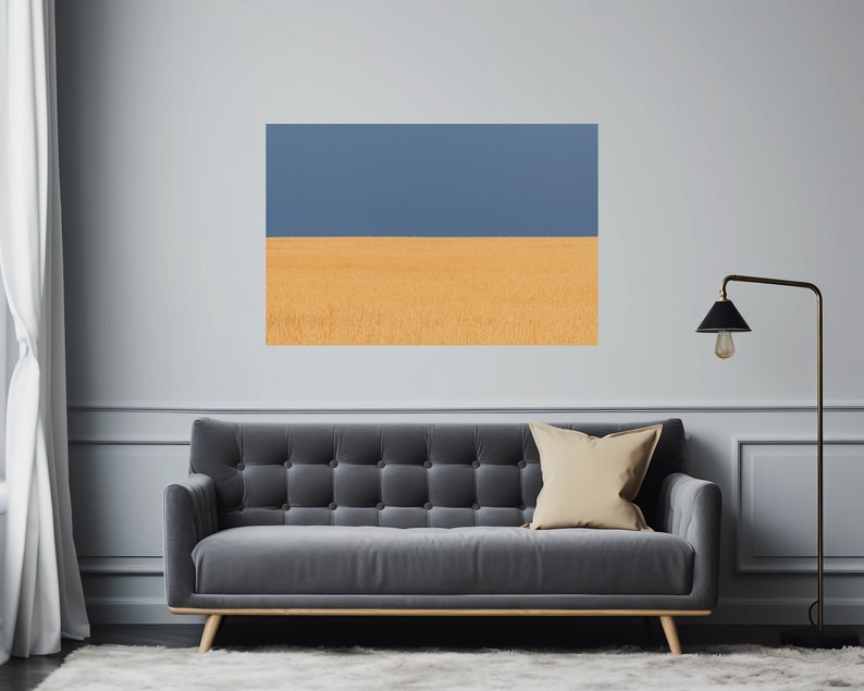 Symmetry in Eastern Colorado, Landscape Print, Negative Space, Wall Art ...