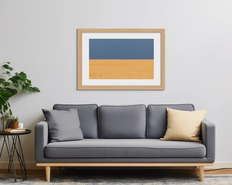 Symmetry in Eastern Colorado, Landscape Print, Negative Space, Wall Art ...