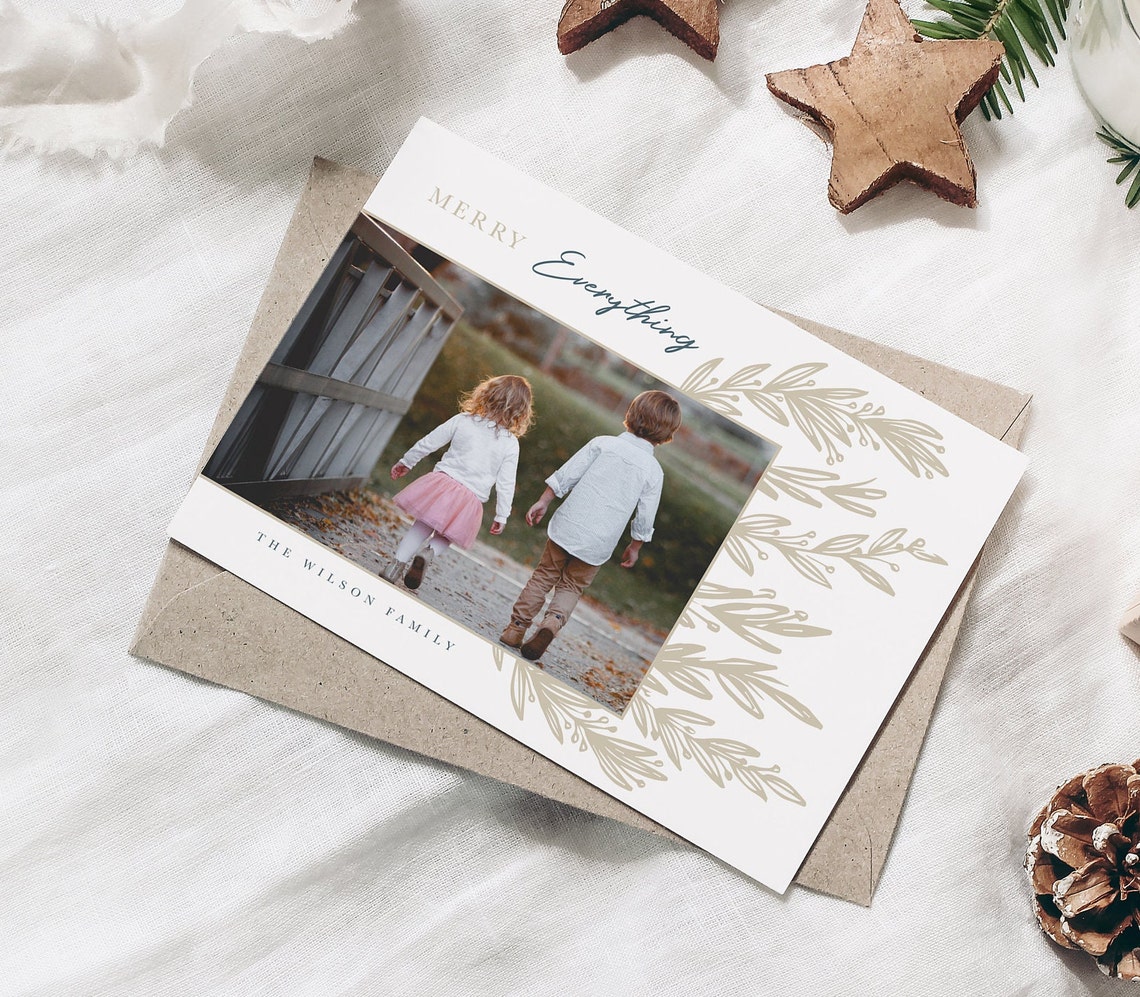 Printable Christmas Card, Holiday Card, New Year Card | Digital ...