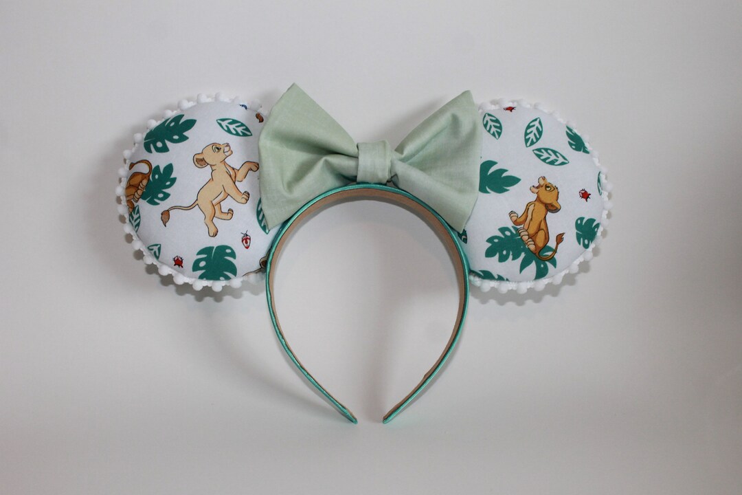 Simba and Nala Lion King Inspired Mouse Ears Mickey Ears Headband - Etsy