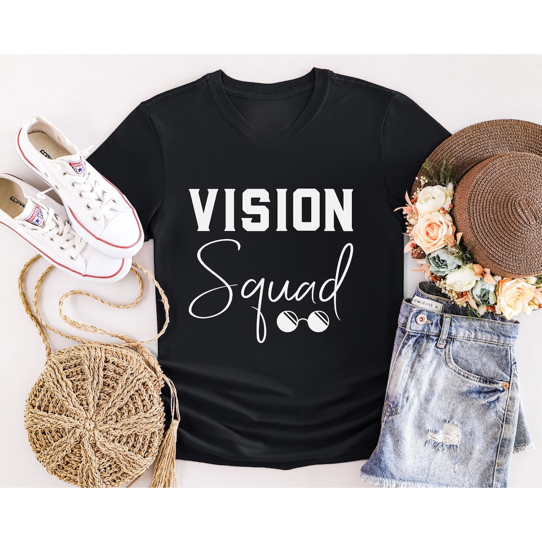 Vision Squad Matching T-shirt, Doctor Shirt, Optometry Team Shirt ...