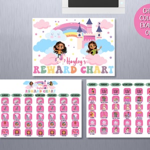 Kids Reward Chart Space Theme Digital Download, Printable Behavior ...