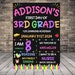 First Day of School Sign | 3rd Grade | Editable Sign | Back to School ...