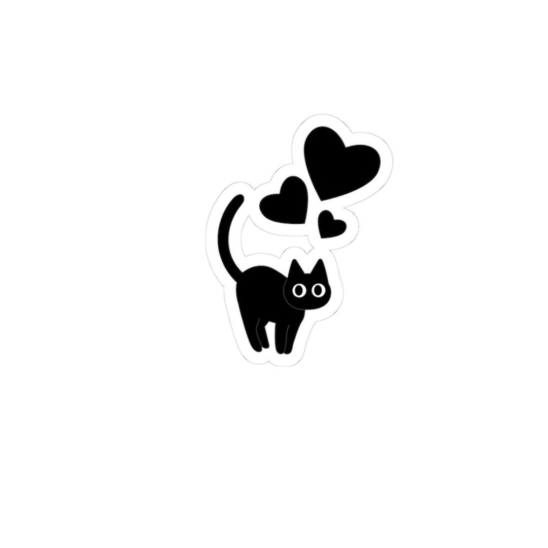 Cat Love Kiss-cut Stickers, Pet Lover Gift, Laptop Decor - Etsy