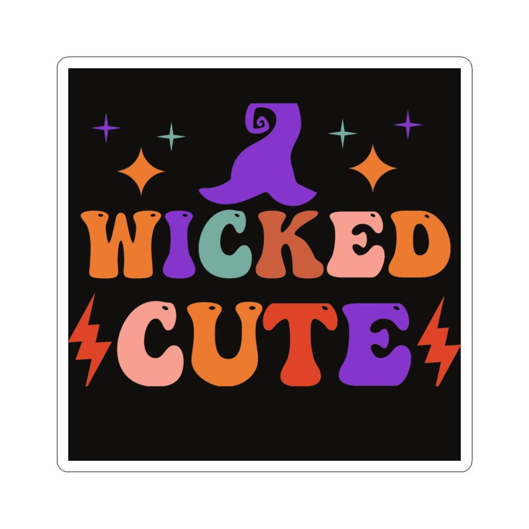 Wicked Cute Kiss-cut Stickers - Perfect for Laptops, Water Bottles ...