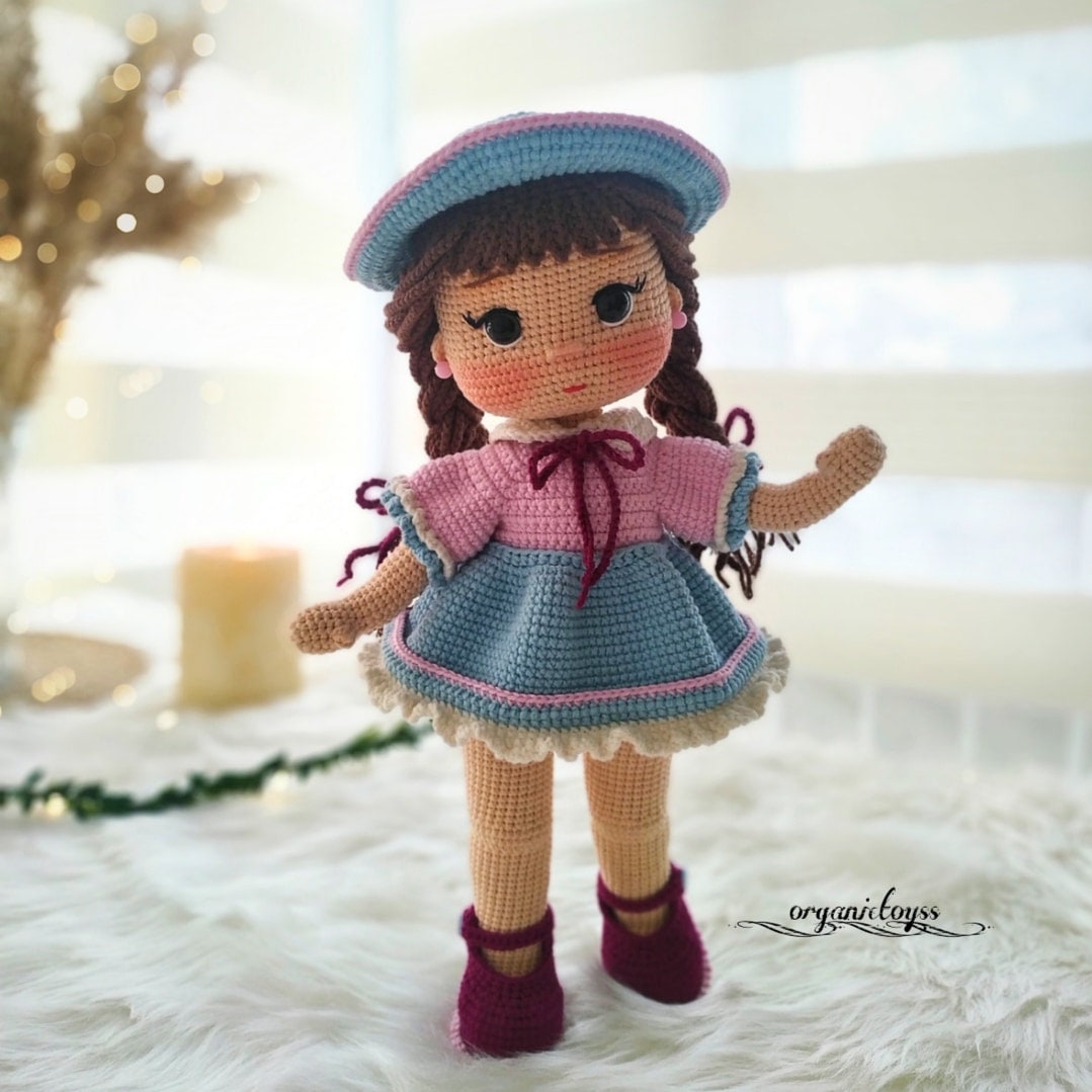 Amigurumi Crochet Doll Pattern, Mila Doll Pattern, Crochet Pattern, Amigurumi Doll Pattern, Cute ...