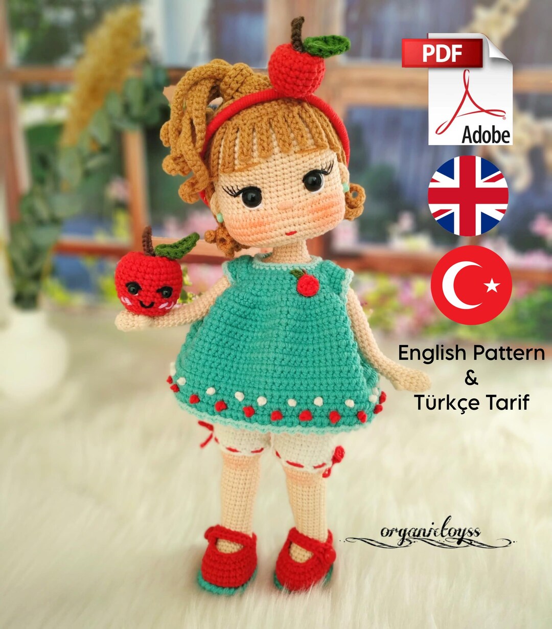 Crochet Doll Pattern: Rozi and Redy Amigurumi (PDF) - Etsy