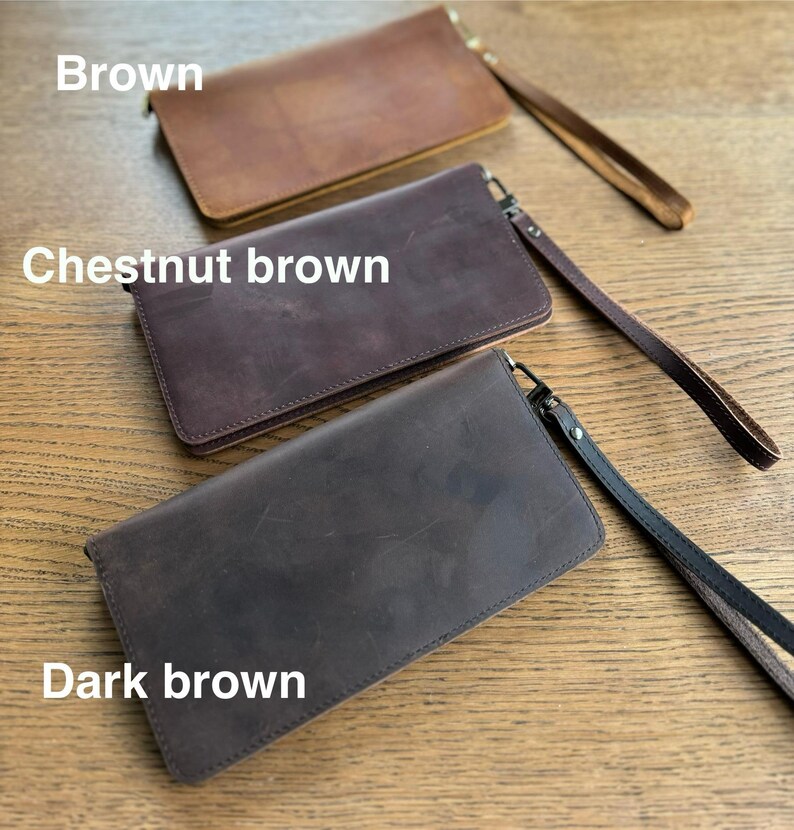 Personalized Super Slim Leather Wallet: Full Grain Women's Gift ...