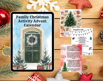 Printable Advent Calendar Filler Things to Do DIGITAL FILE - Etsy