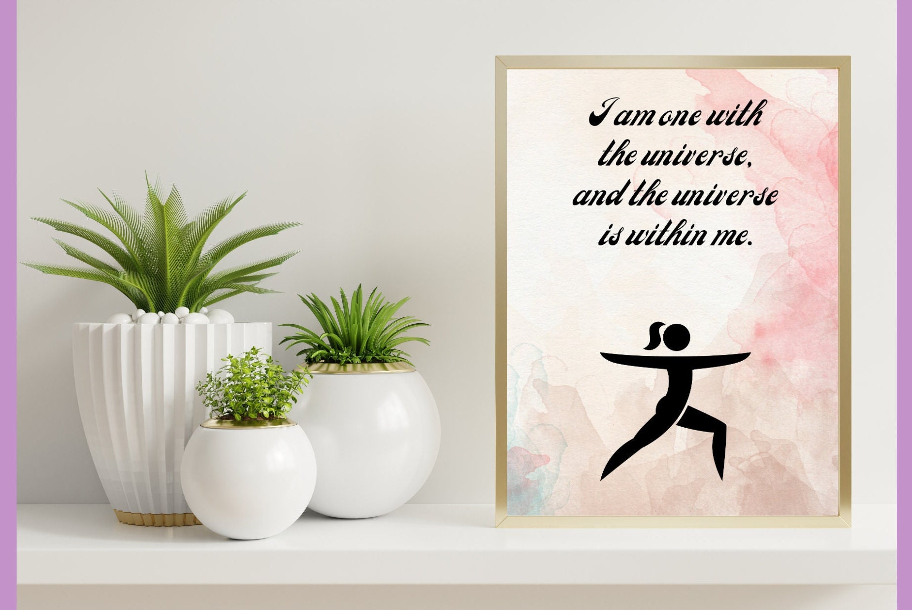 Yoga Bliss Affirmation Cards, 30 Positive Affirmation Card, Yoga ...