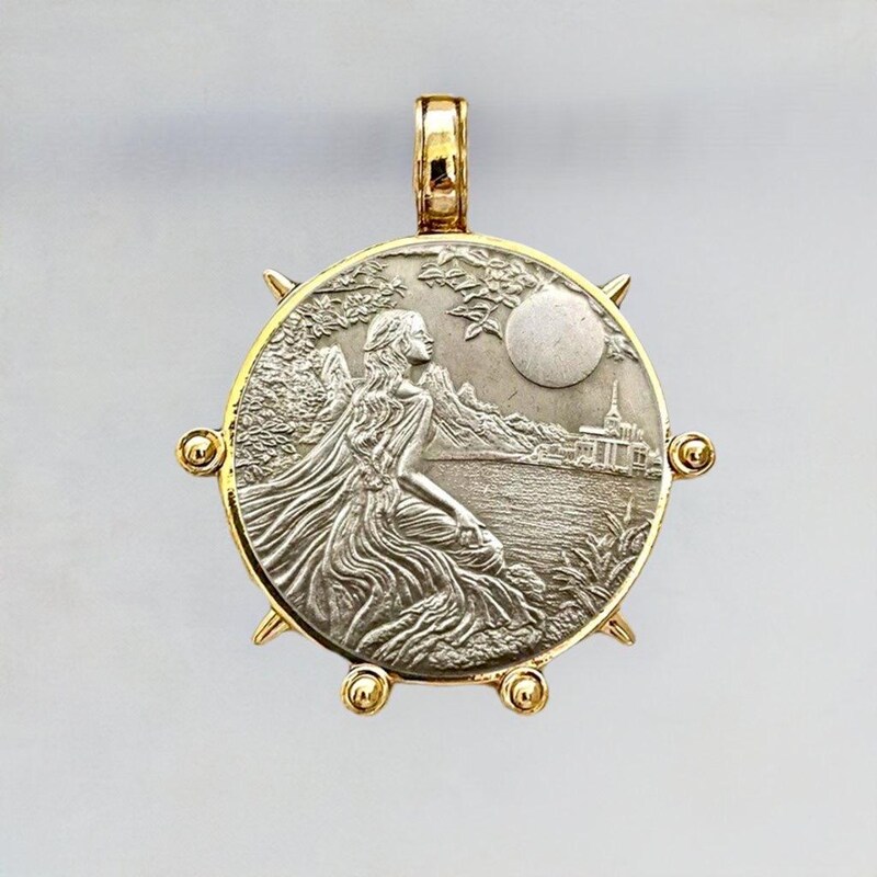 Medallion Jewelry - Etsy