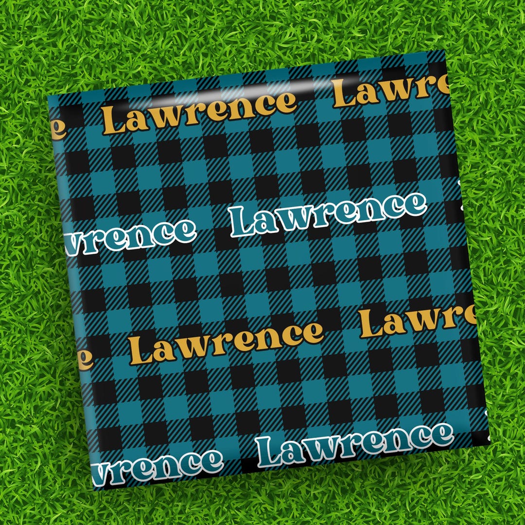 Personalized Football Team Colors Gift Wrap, Custom Name Wrapping Paper ...