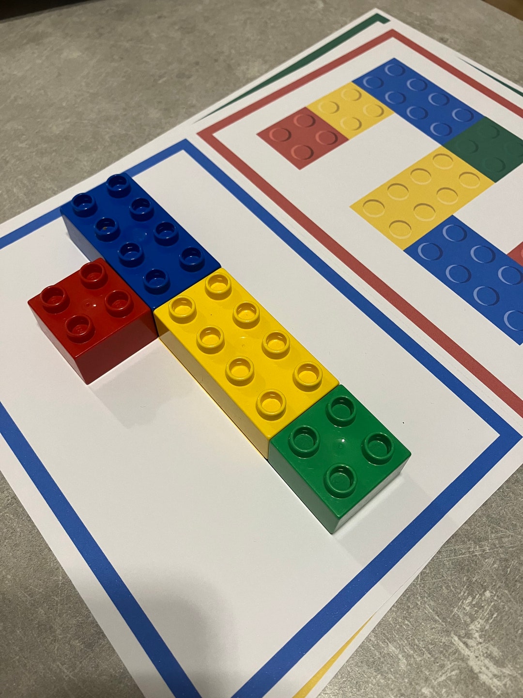 Building Blocks Numbers 1:1, Cards With Numbers, Learn and Play, Flash ...